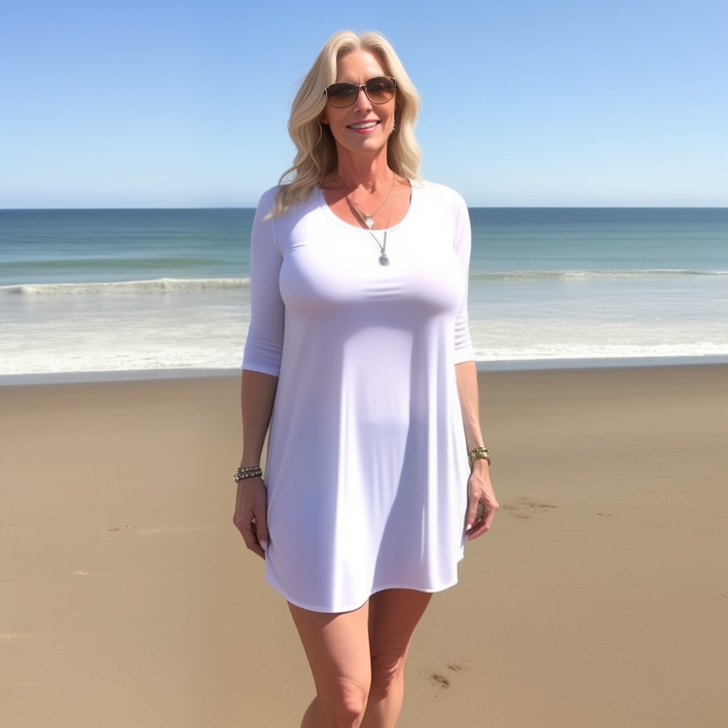 AIMOMS Sexy Milfs On The Beach